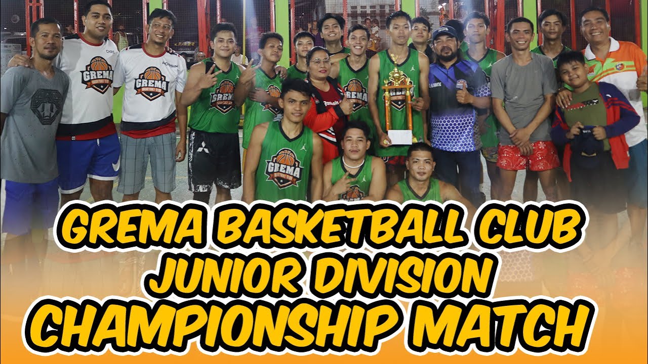 Grema basketball club junior division championship match [Green Team Vs ...