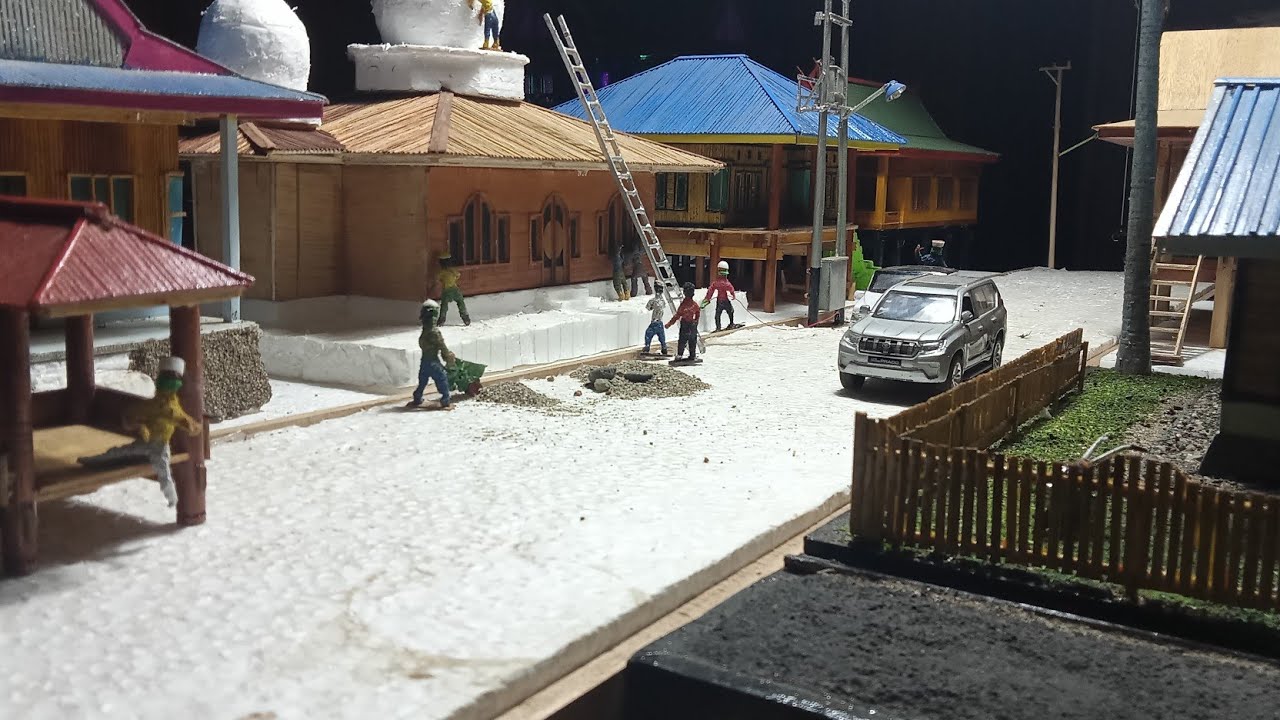 Diorama,Gotong Royong. - YouTube
