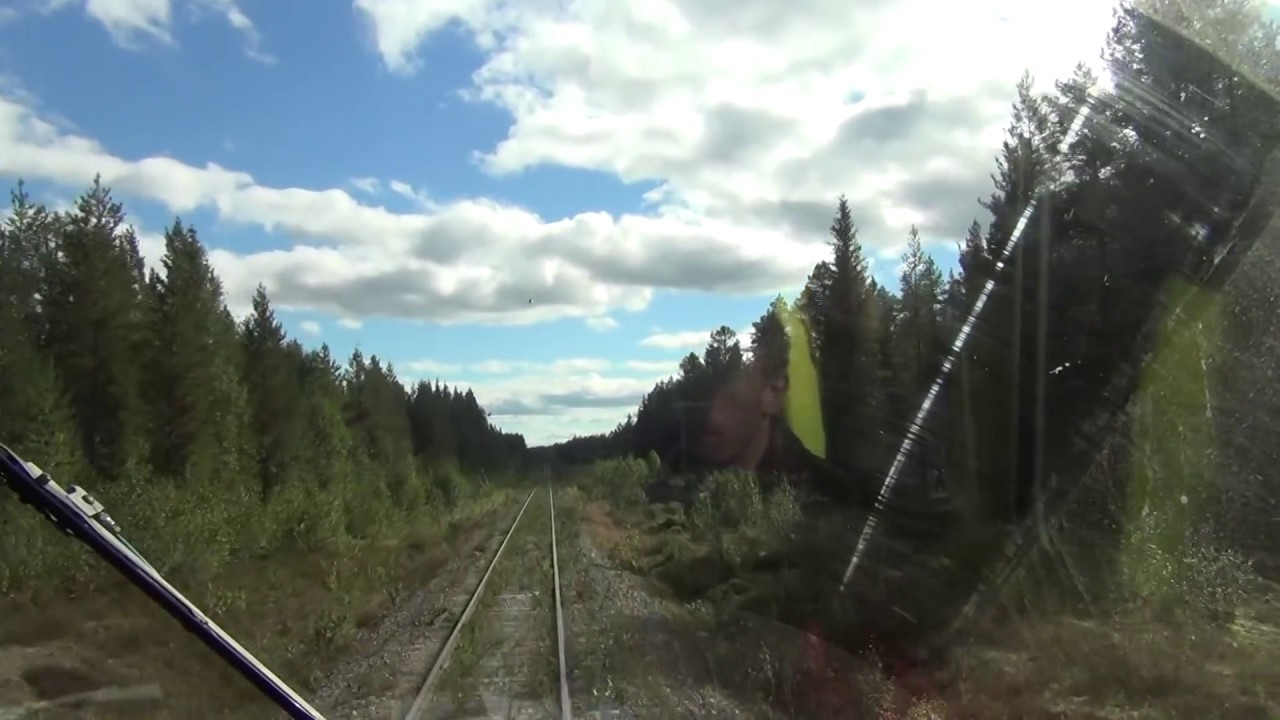 Train Driver's View: Inlandsbanan Cab Ride 1 (Sweden) - YouTube