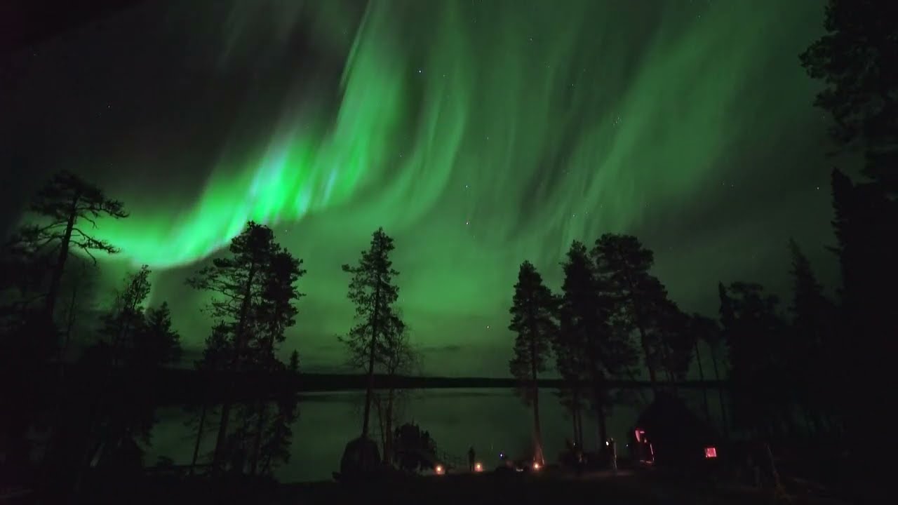 Incredible Real Time Aurora Borealis in Lapland, Finland | October 2022 ...