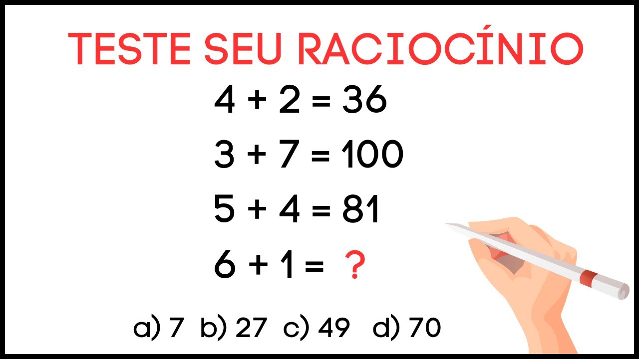 ⛔A maioria das pessoas NÃO ENCONTRA A LÓGICA - Você consegue RACIOCÍNIO ...