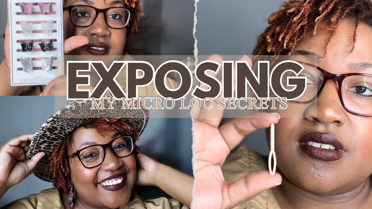 How I did My Own Micro Locs | Secret Loc Tool | Accessories - YouTube