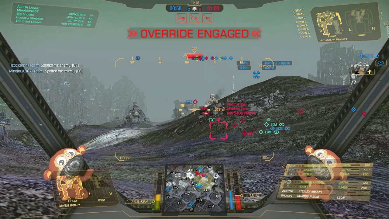 Mechwarrior Online. TTB inspired! Raven RVN-3L. Great calling by ...