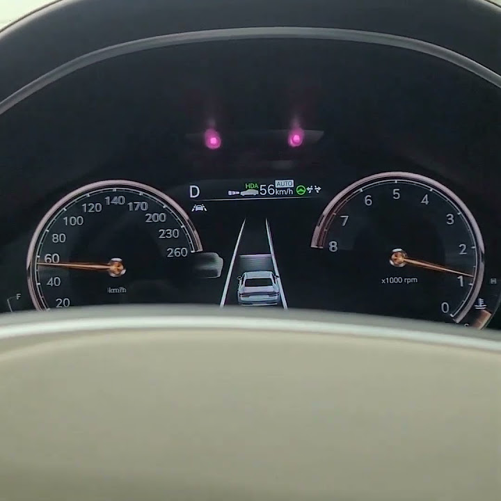 제네시스G80 RG3 HDA2 고속도로 주행보조기능 #shorts - YouTube