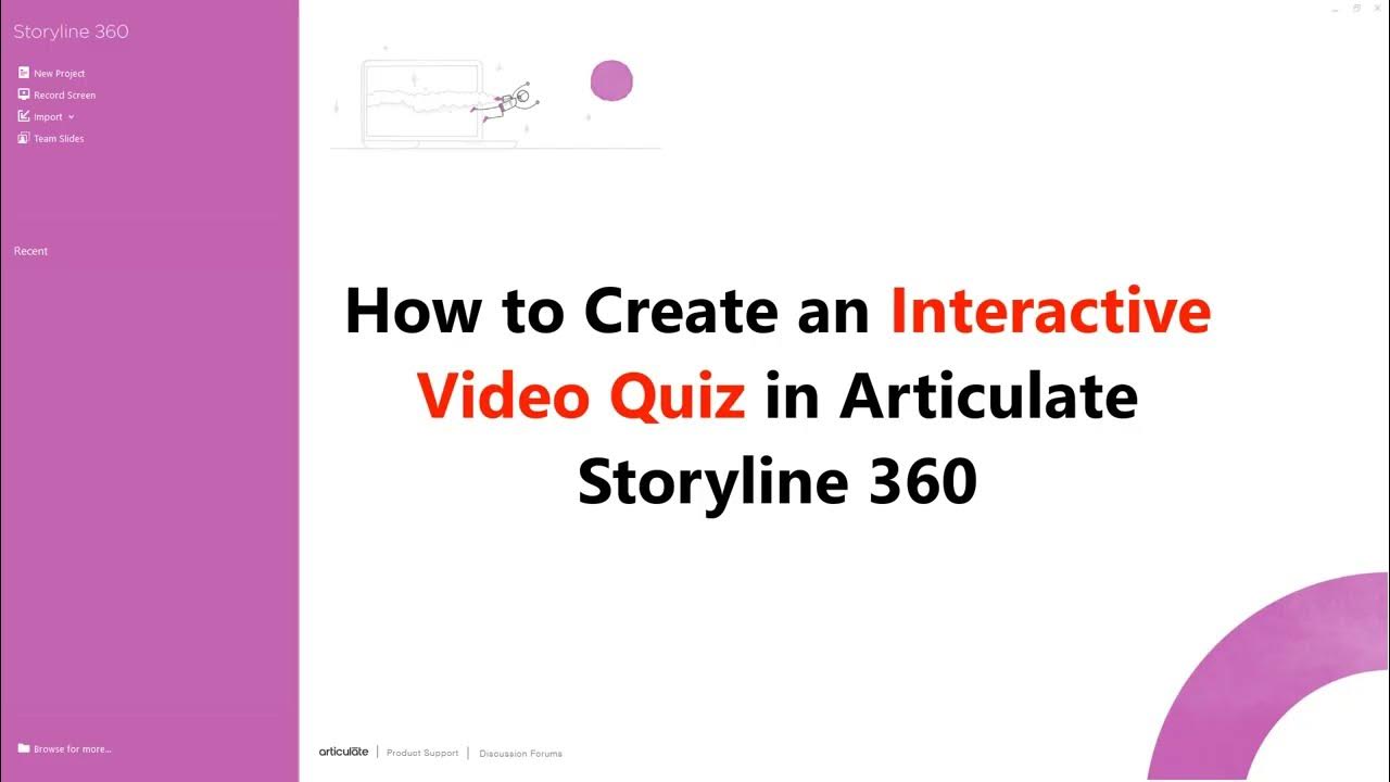 How to Create an Interactive Video Quiz in Articulate Storyline 360? - YouTube