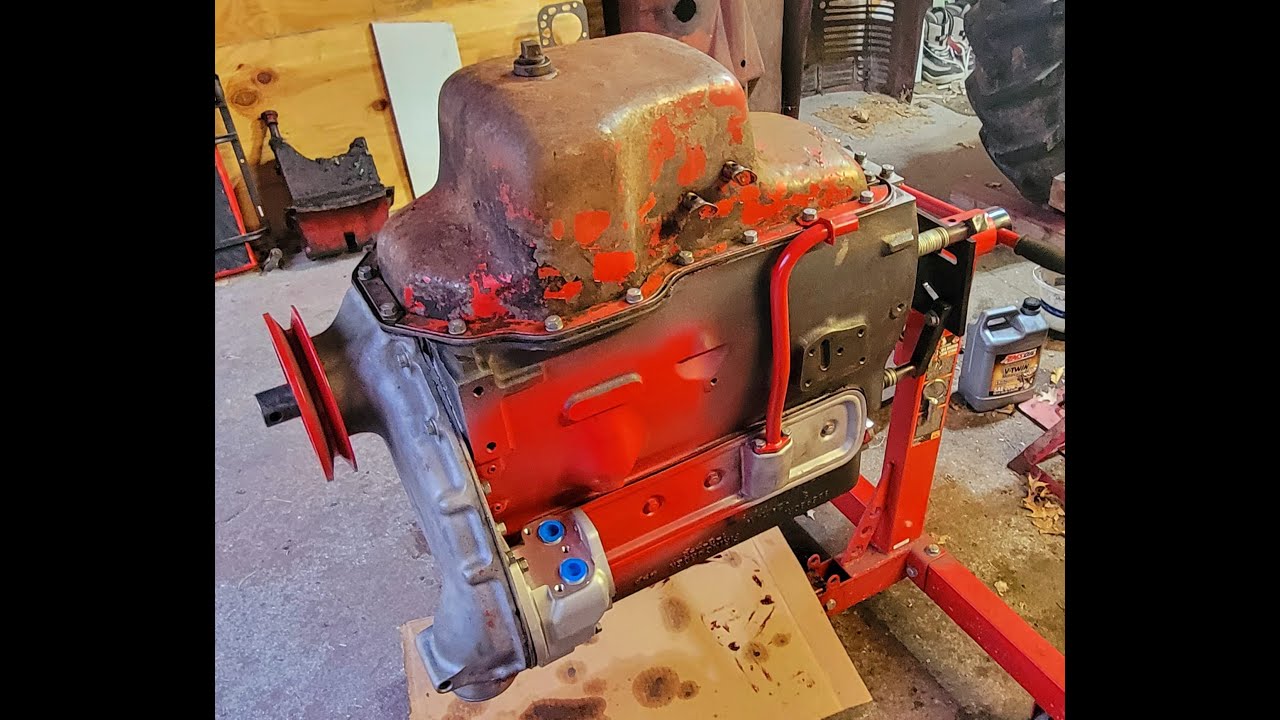 This Old Farm's Farmall Super M Part 11: Oil Pan, Head Studs, and ...