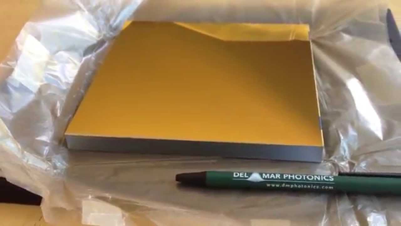 Pyrex Flat Mirrors sales@dmphotonics.com - YouTube
