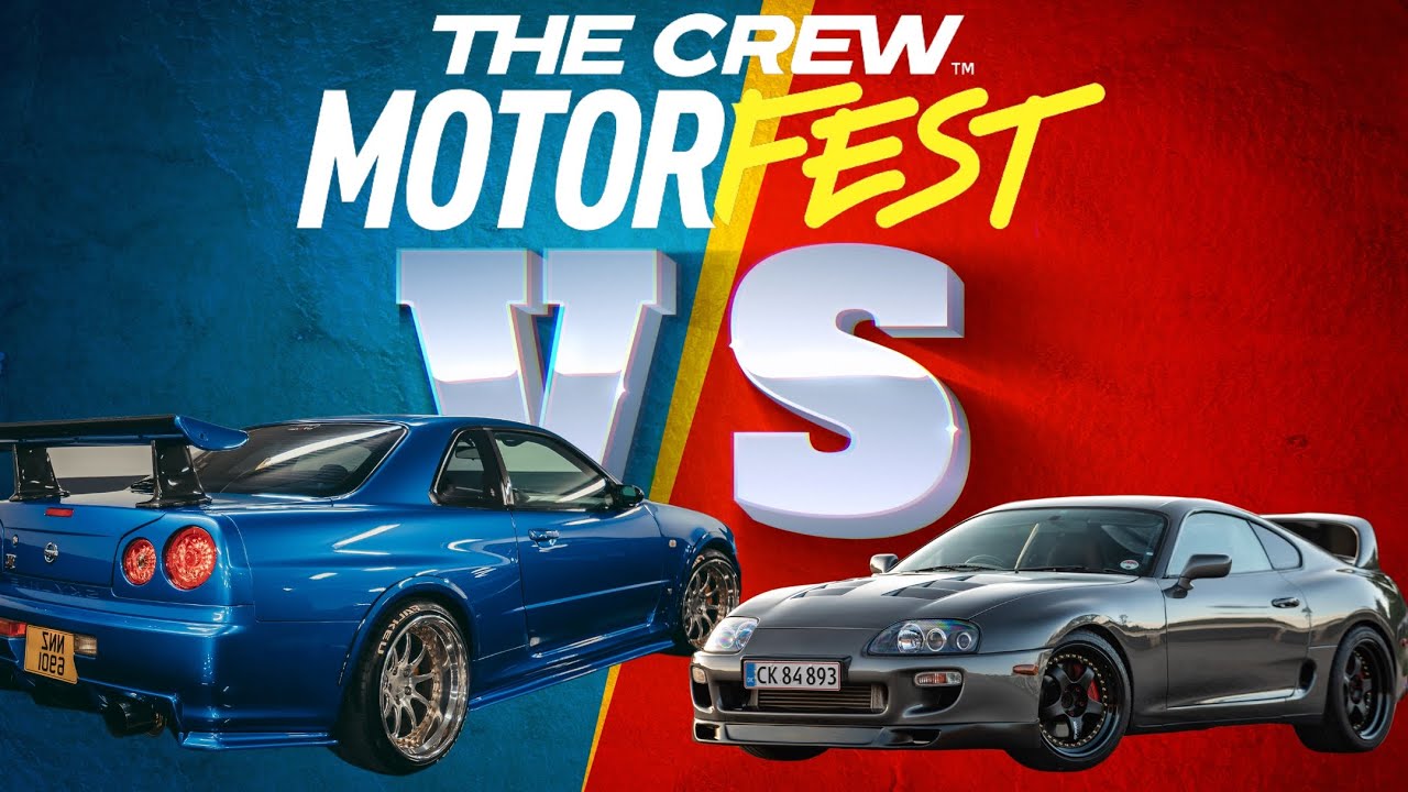 Toyota GR SUPRA vs NISSAN SKYLINE GT-R in The Crew Motorfest on PS5 ...