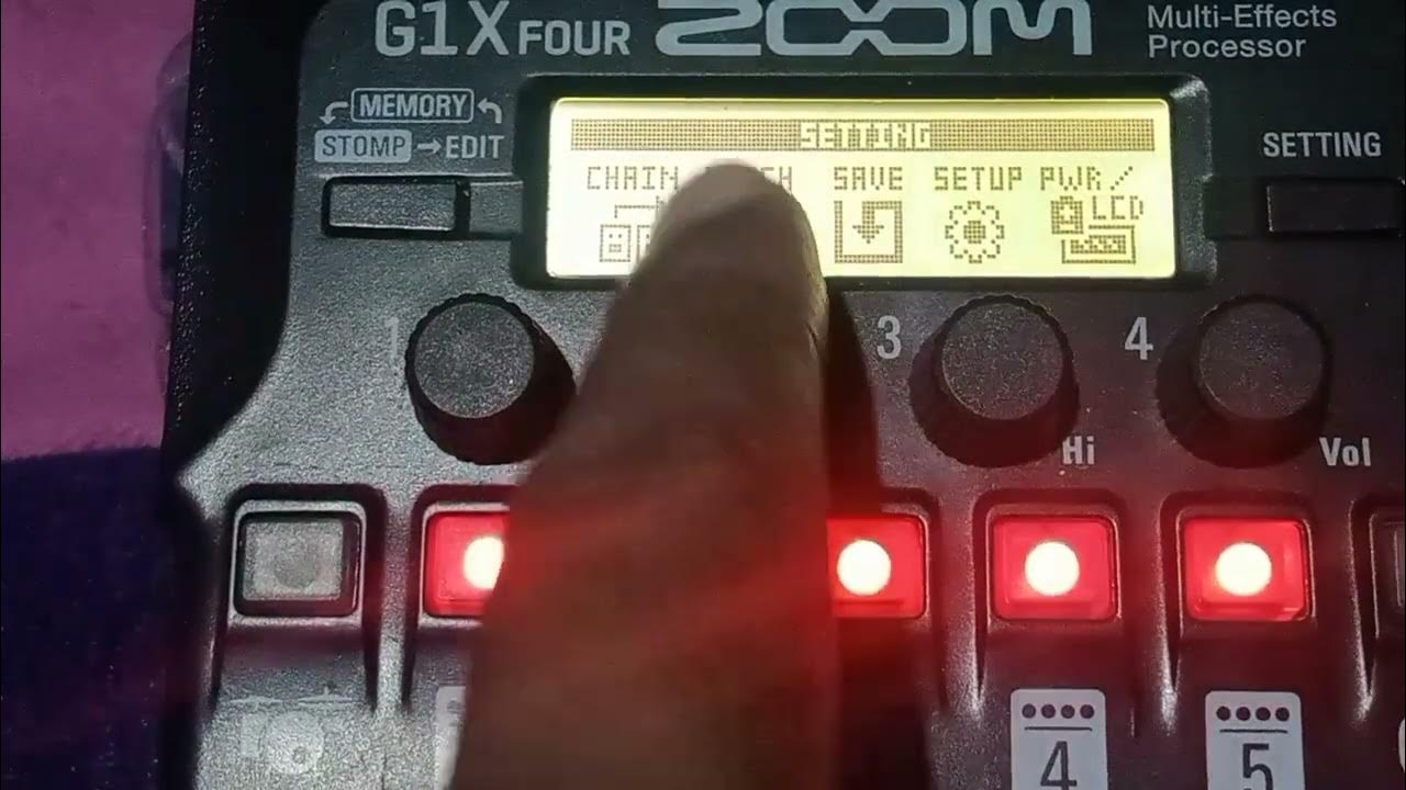 setting clean efek gitar G1X four garing sringggg - YouTube