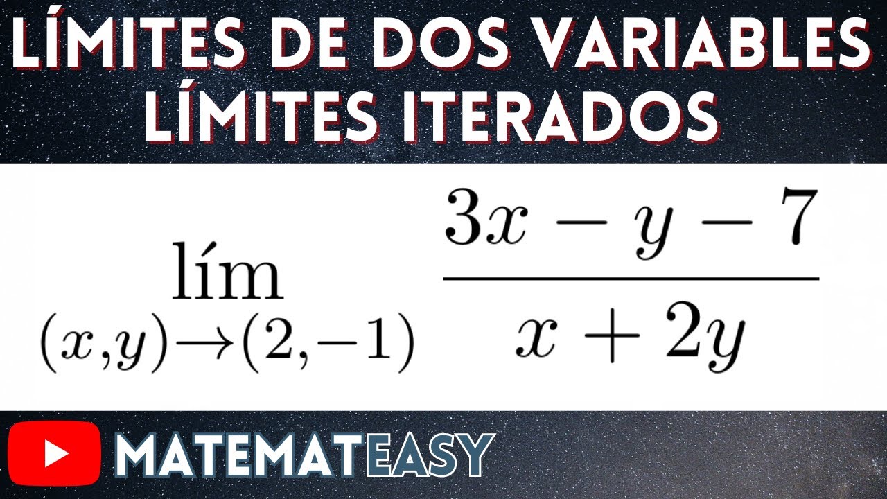 📌 Límites de Dos Variables | Límites Iterados. Ejercicio 5 - YouTube