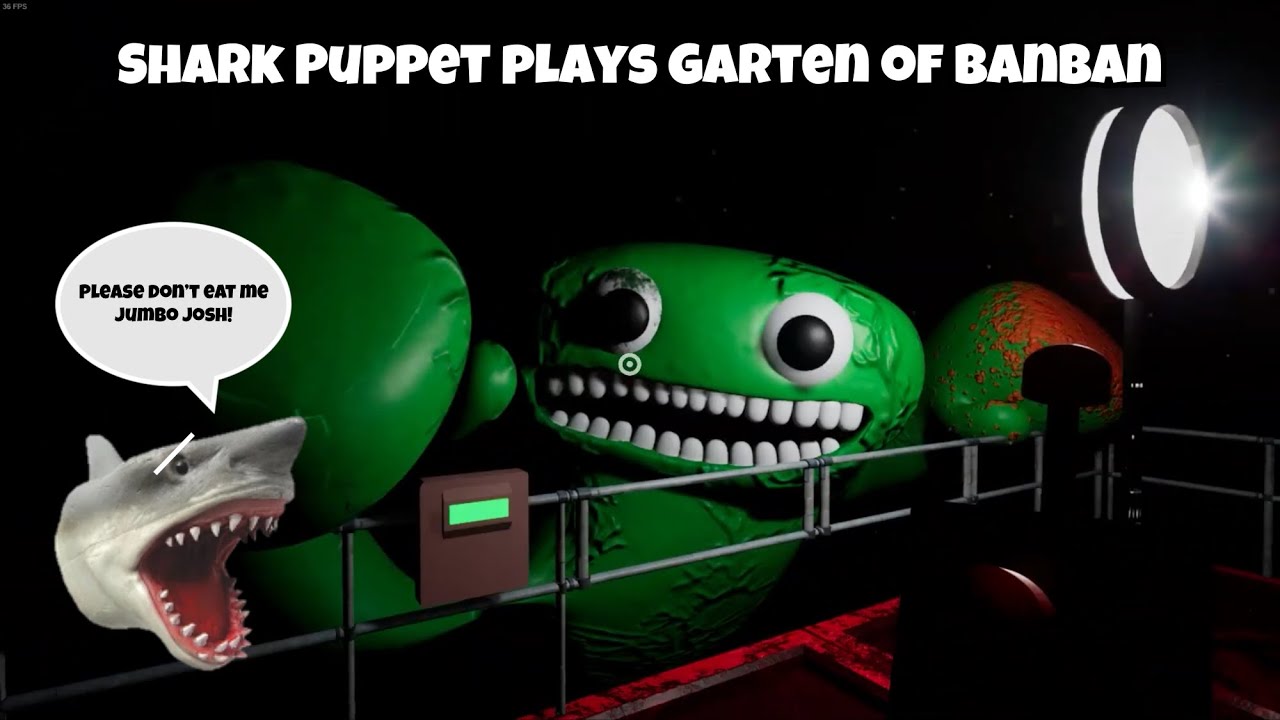 SB Movie: Shark Puppet plays Garten of Banban! - YouTube