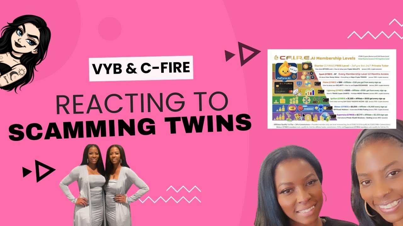 VYB & C-Fire : Reacting to Scamming Twins (Megan & Ragan Lynch) - YouTube