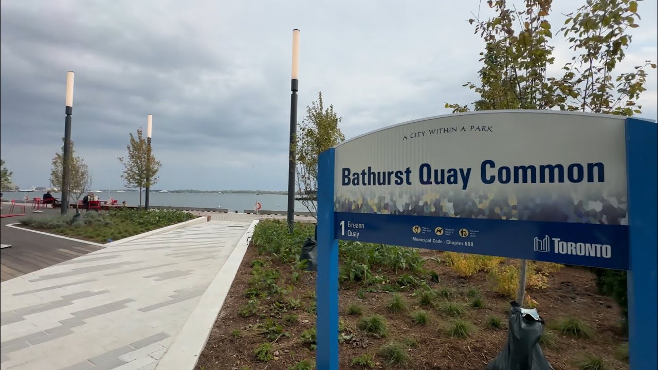 What's New in Toronto? Bathurst Quay Common October 2024 - YouTube