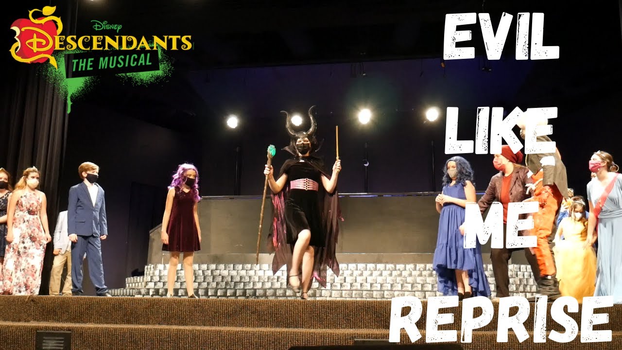 Evil Like Me Reprise (live) Descendants The Musical (In Masks) - YouTube