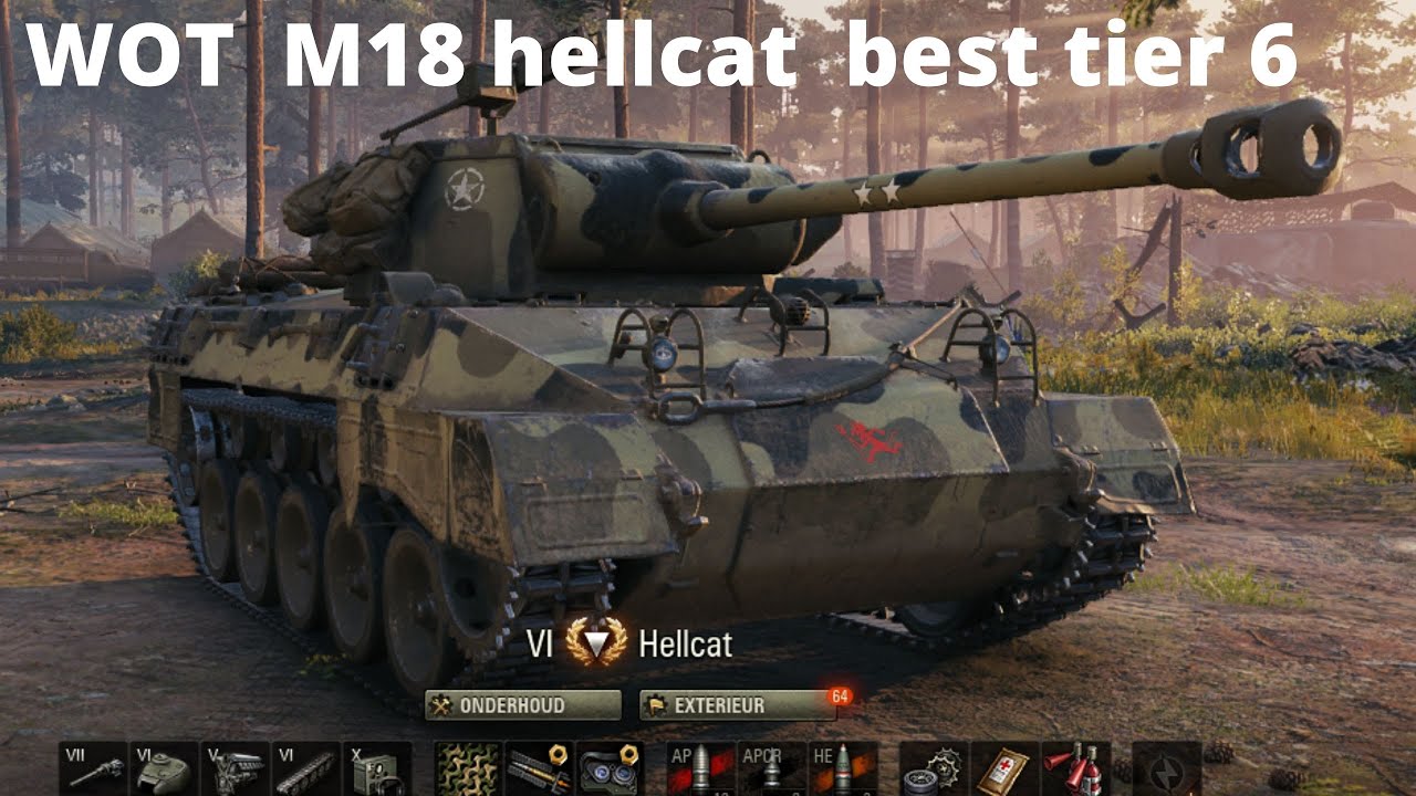 ALL DUTCH wot world of tanks M18 hellcat tank destroyer - YouTube