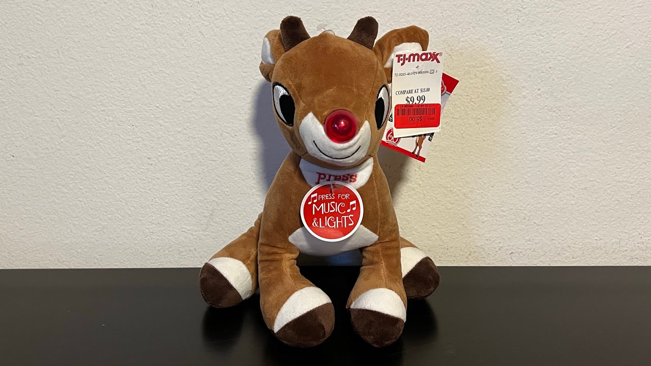 Rashti & Rashti Christmas 2024 Rudolph The Red-Nosed Reindeer Plush Toy ...