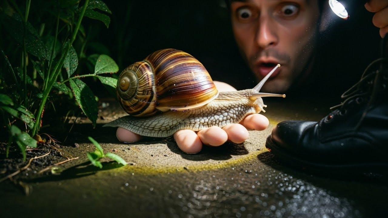Night Snail Mission 🐌🌙 | Saving My Garden the Kind Way - YouTube