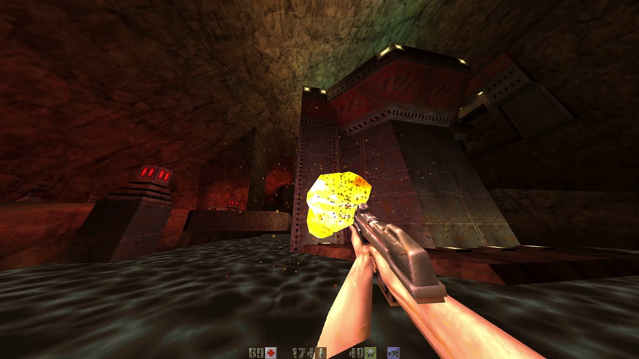 Quake 2 - Hard Difficulty - Unit 1 - Base - Ultrawide 3440 by 1440 ...