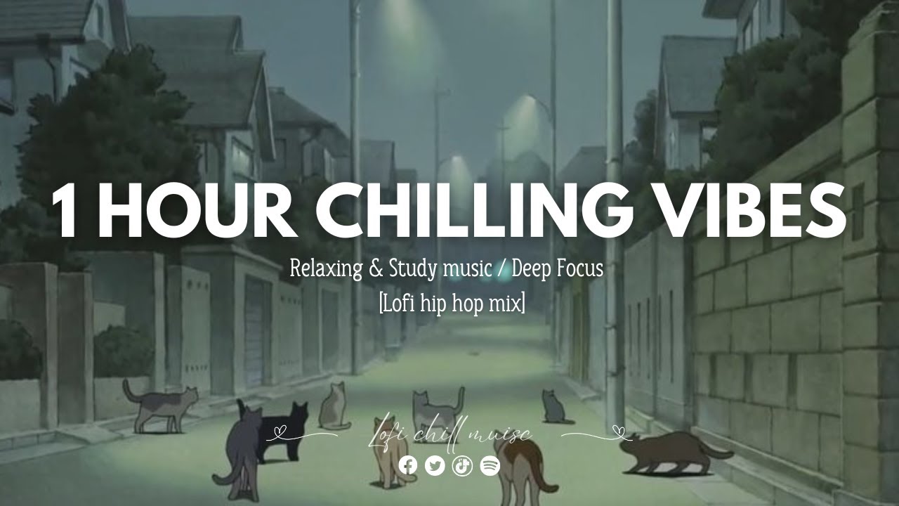 1 Hour chilling vibes ⏰🎧 Relaxing & Study music - Deep Focus - [Lofi ...