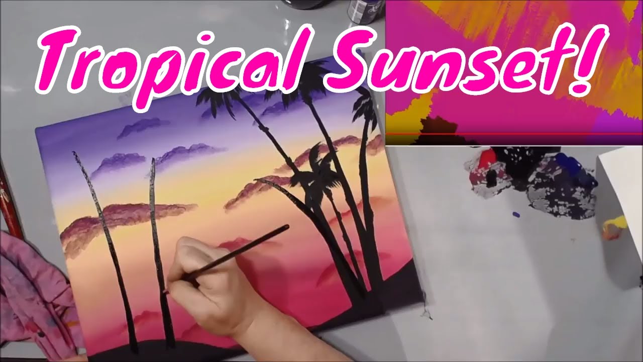 Following a "Painting With Jane" Tutorial! - YouTube