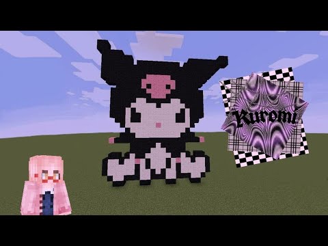 Kuromi Pixel Art [Minecraft 1.17] /Kurt Naps - YouTube