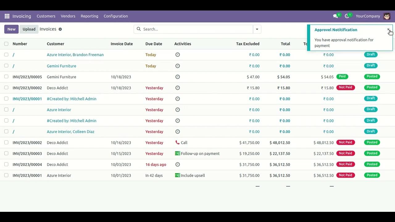 Payment Dynamic Approval Odoo - YouTube