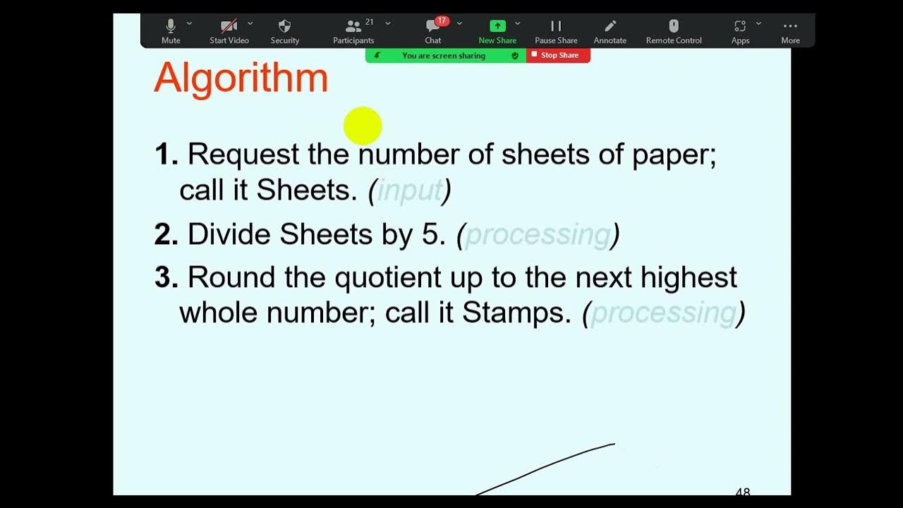 Lecture No 8 Flowchart Example Youtube