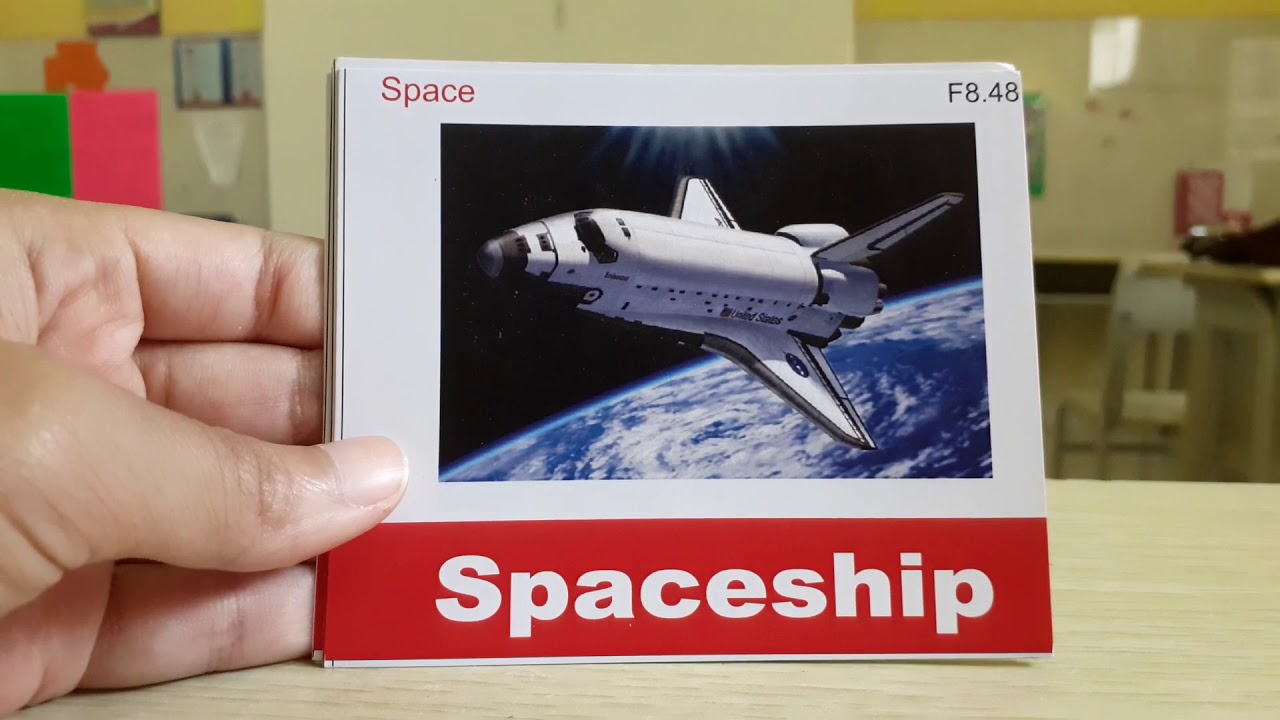 Flashcard Version 8, Theme: Space part 2 - YouTube