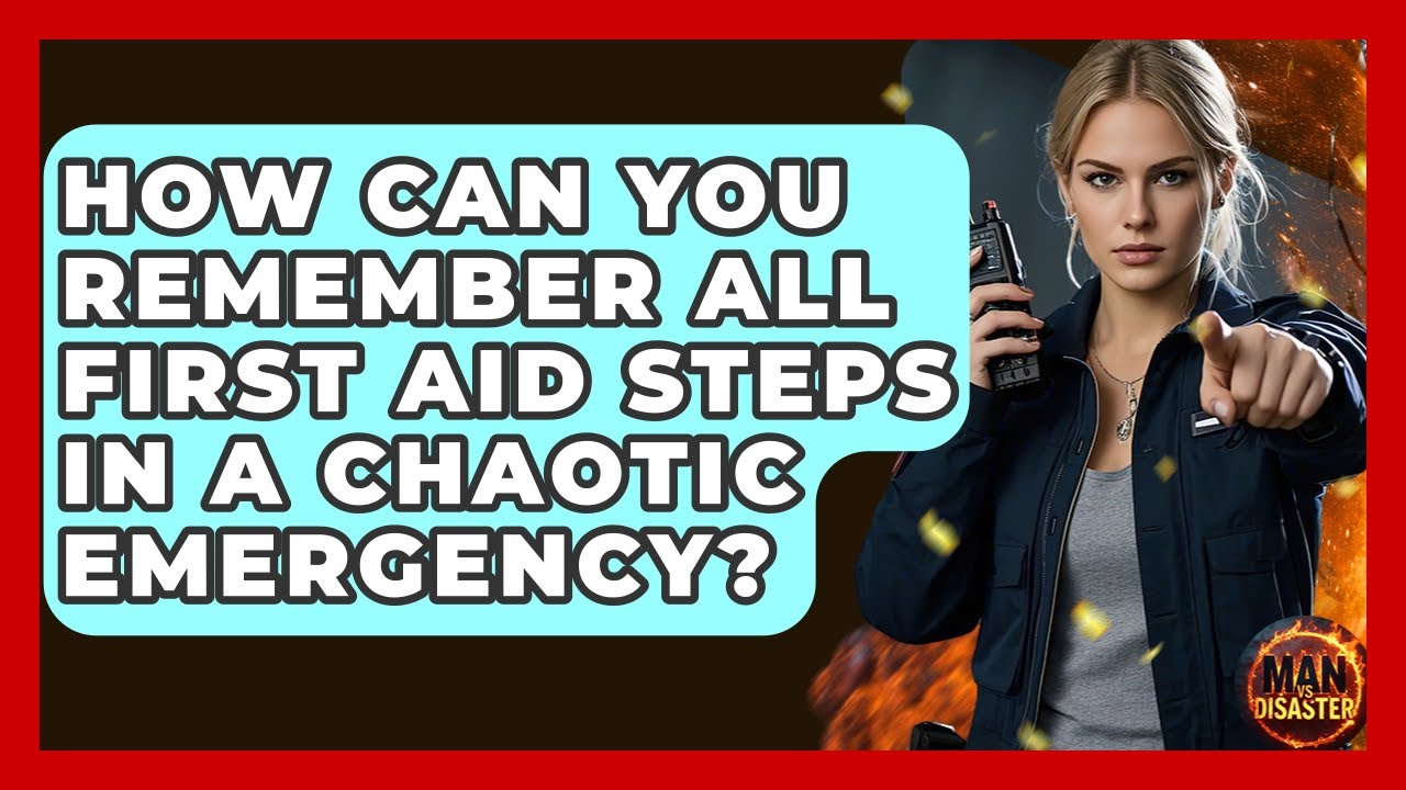 How Can You Remember All First Aid Steps In A Chaotic Emergency? - Man ...