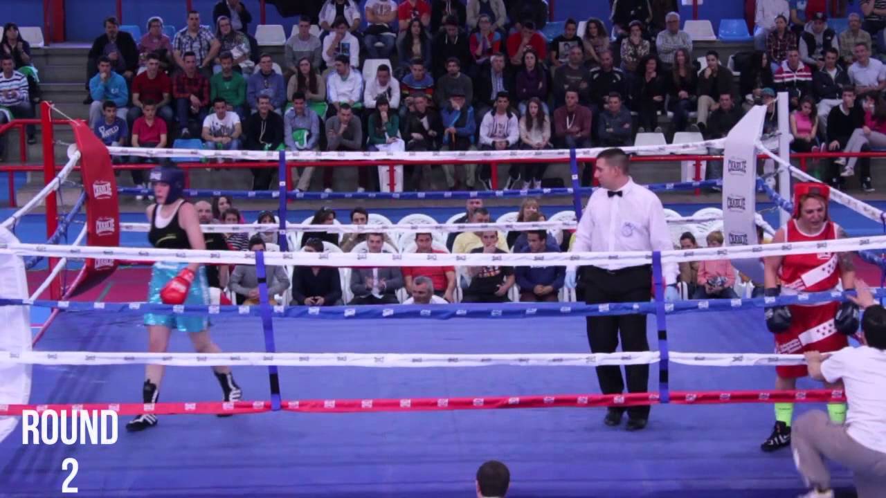 Alexandra Neacsu Vs Vanessa Caballero. Velada boxeo 15-03-2014. - YouTube