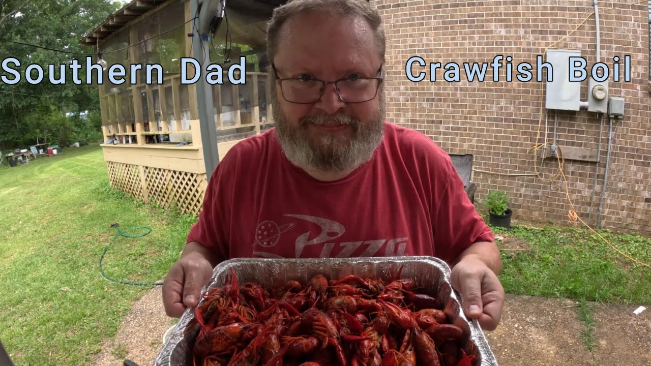 Southern Dad Cooks Crawfish - YouTube