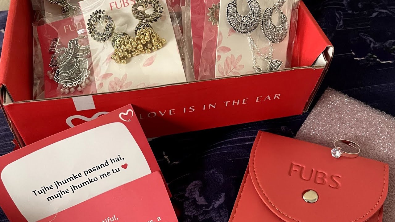 Set of 18 jhumkas+ 6 Rings in just 999 from FUBS | FUBS Jhumkas Unboxing & Review | FUBS ...