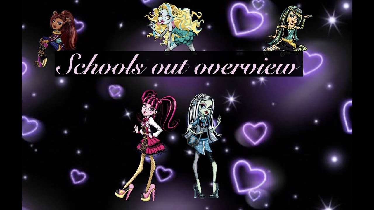 Monster high schools out complete line!! Monster high 2020 - YouTube