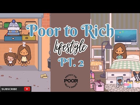 BROKE to RICH PT.2 🤑 II Toca Life World II Role-playing - YouTube