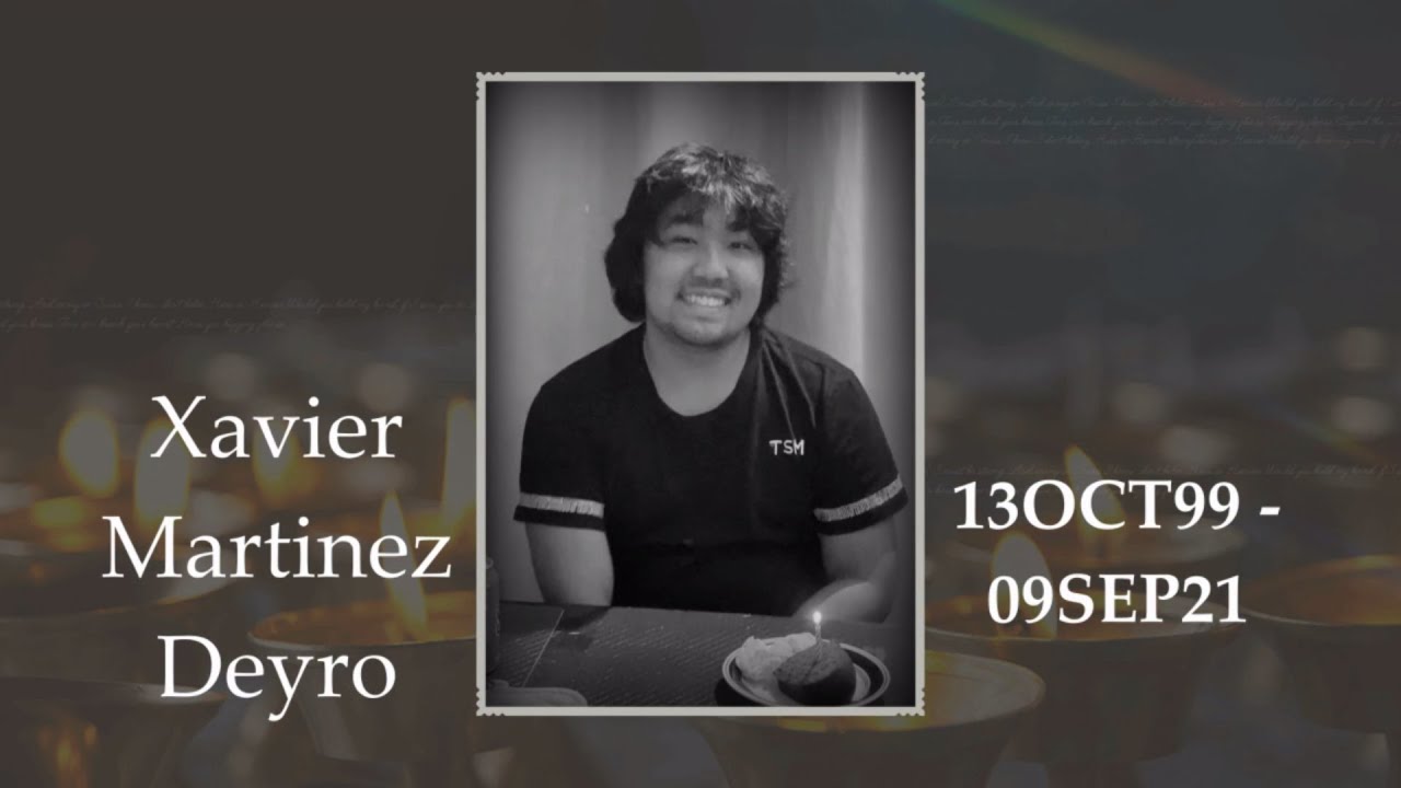 In Loving Memory of Xavier M Deyro - YouTube