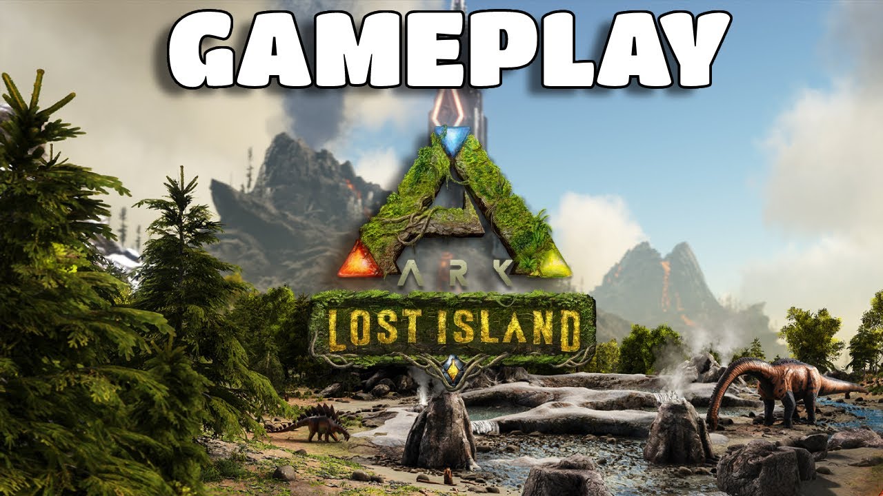 ARK Lost Island New Gameplay - HUGE CAVE EXPLORATION and more - YouTube