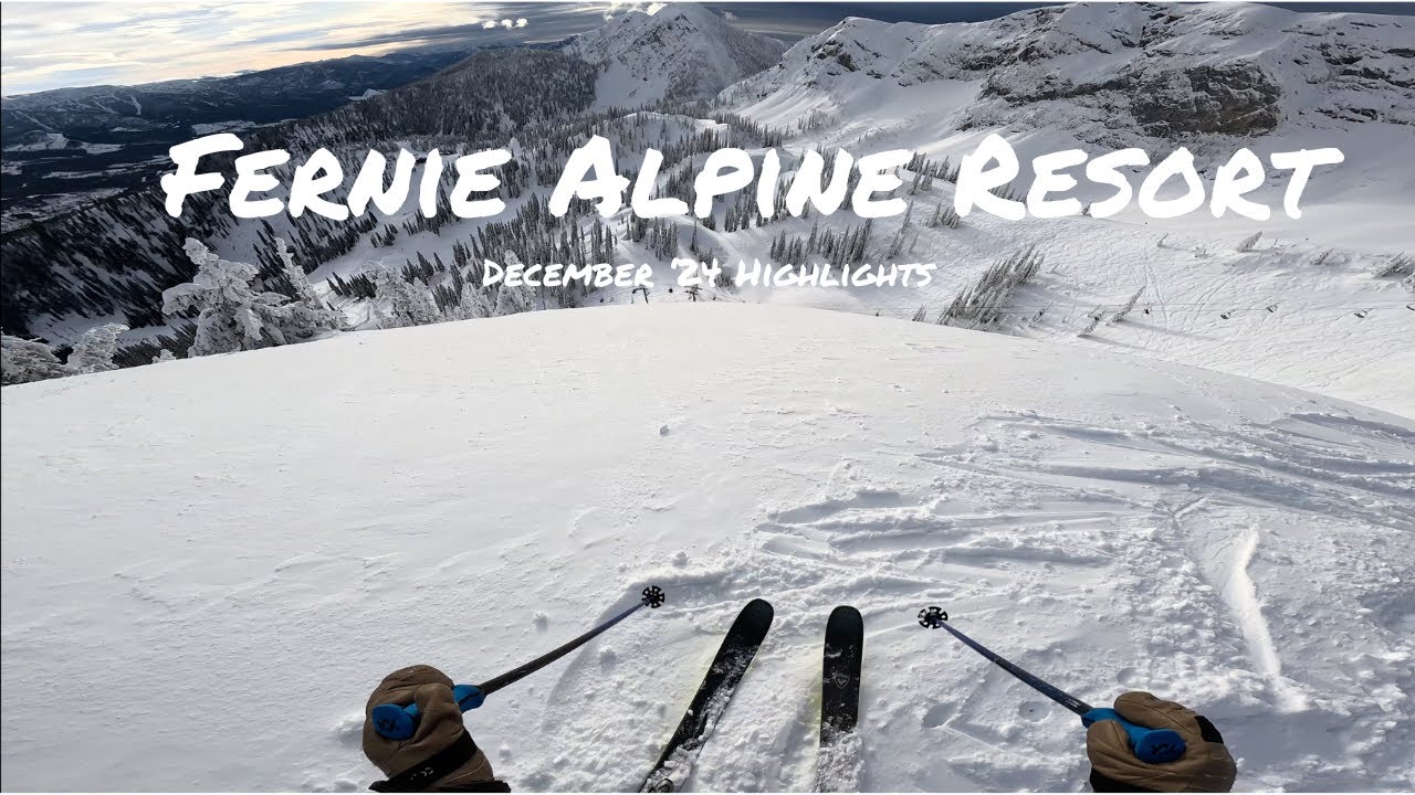 Amazing Snow!! Fernie Skiing Highlights, December 2024 | POV 4K - YouTube
