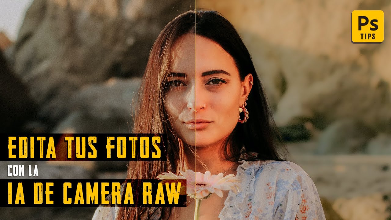 EDITA TUS FOTOS con la IA de CAMERA RAW en Photoshop - YouTube