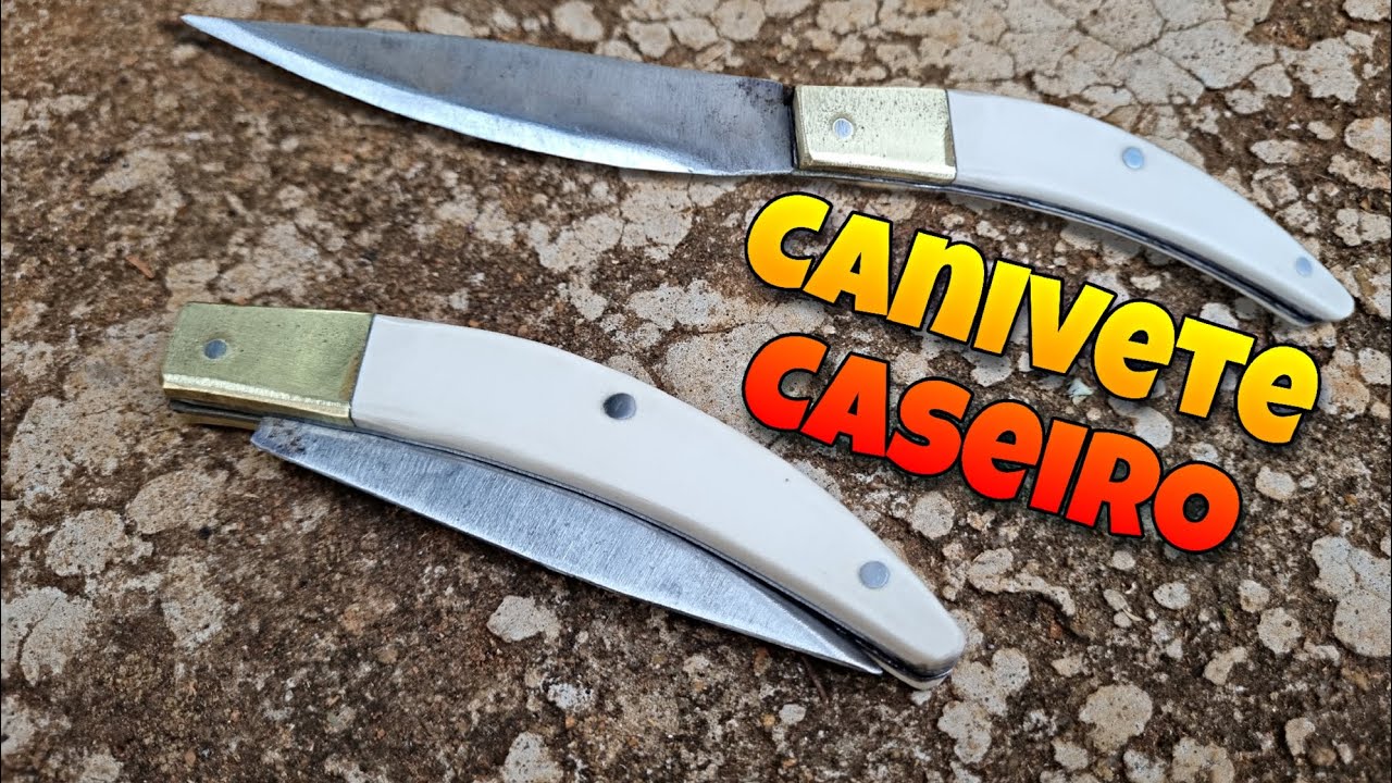 Como fazer um canivete artesanal com sucata - YouTube