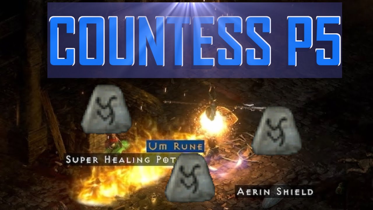 Um Rune Drop from Countess on Players 5 Singelplayer - Diablo 2 ...