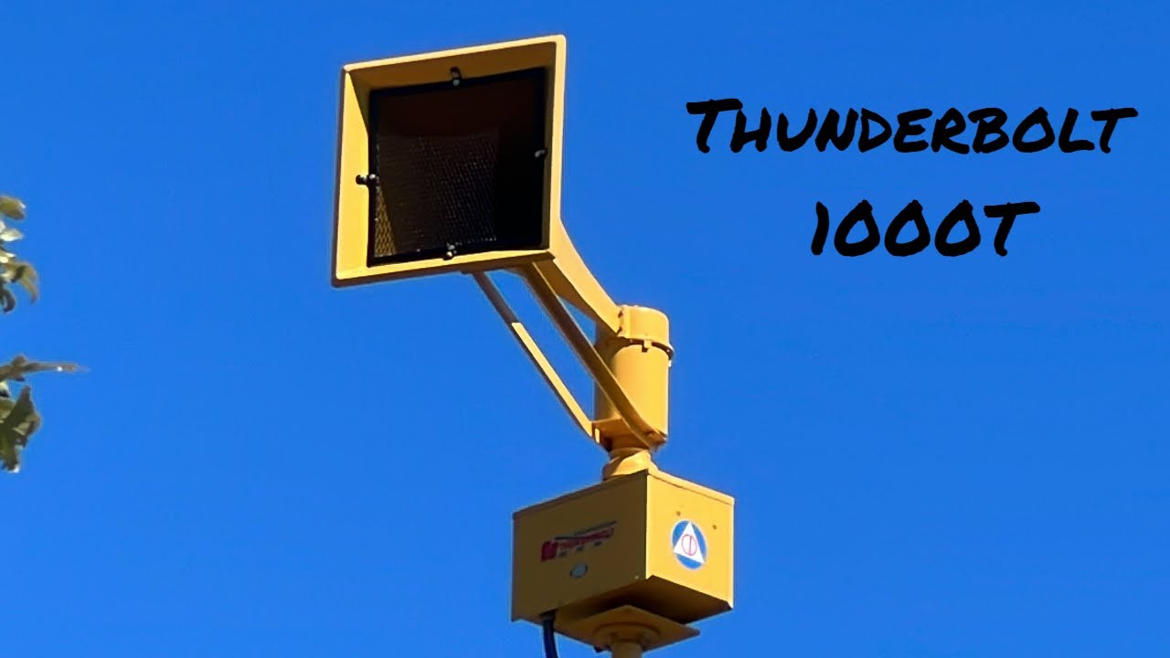 October 1st, 2022 Refurbished FS Thunderbolt 1000T Tornado Siren Test ...