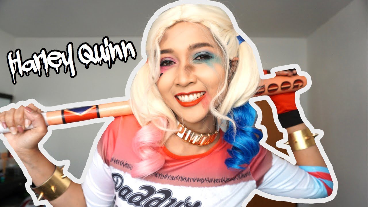 How to Harley Quinn 💙 ️ ด้วยเครื่องสำอางหลักสิบ หลักร้อย | GLUAY.PING ...