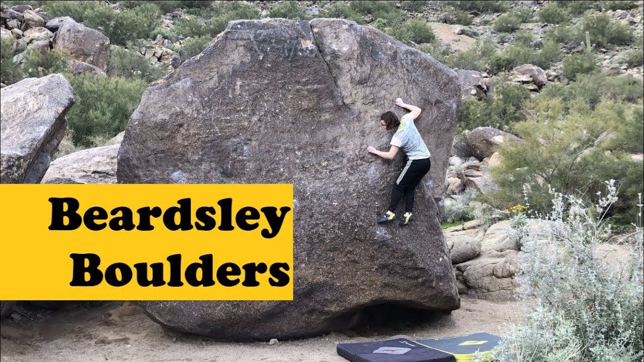 Phoenix Bouldering: Beardsley Boulder Pile - YouTube