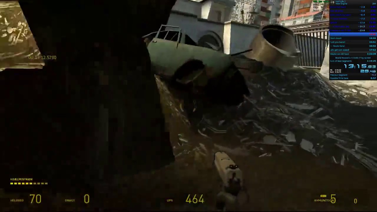 Half-Life 2 New Engine Scriptless In 1:20.02 - YouTube