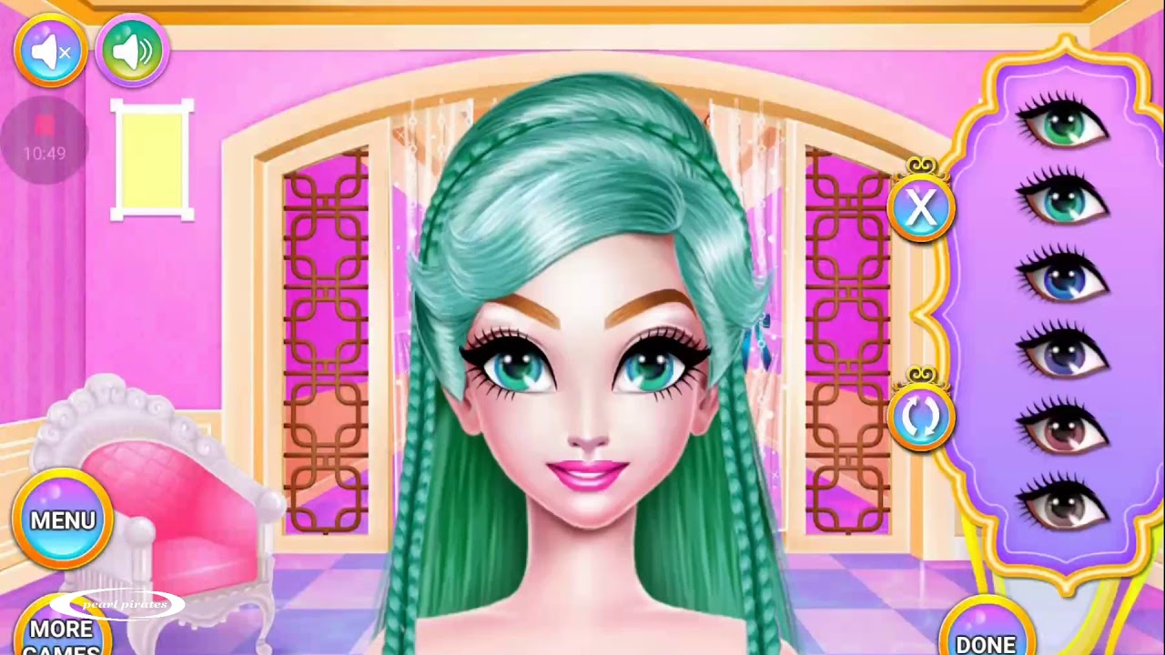 Prom Hairdo Princess Best Make over gameplay for the Girls Girls makeup ...