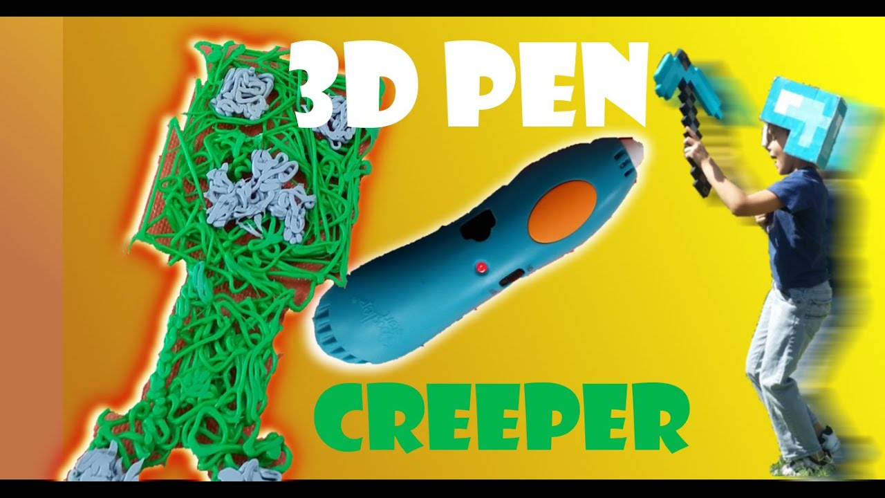 3Doodler start pen: CREEPER - YouTube