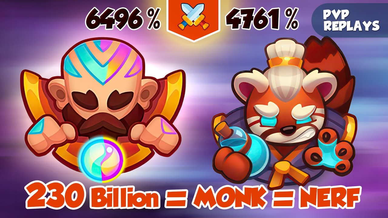 230 Billion for MONK vs Spirit Master - MONK Nerf Soon | PVP Rush ...