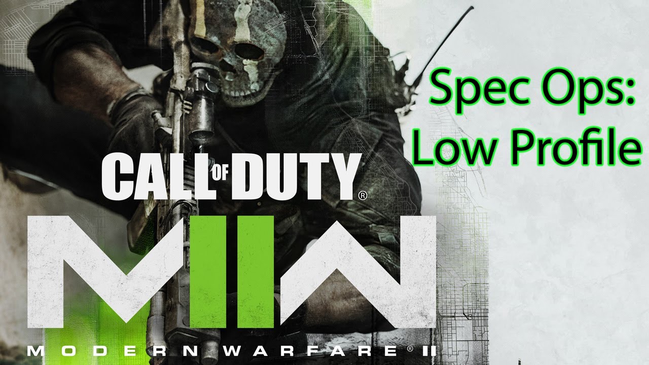[PS5] COD : MW2 : Spec ops : Low Profile - YouTube