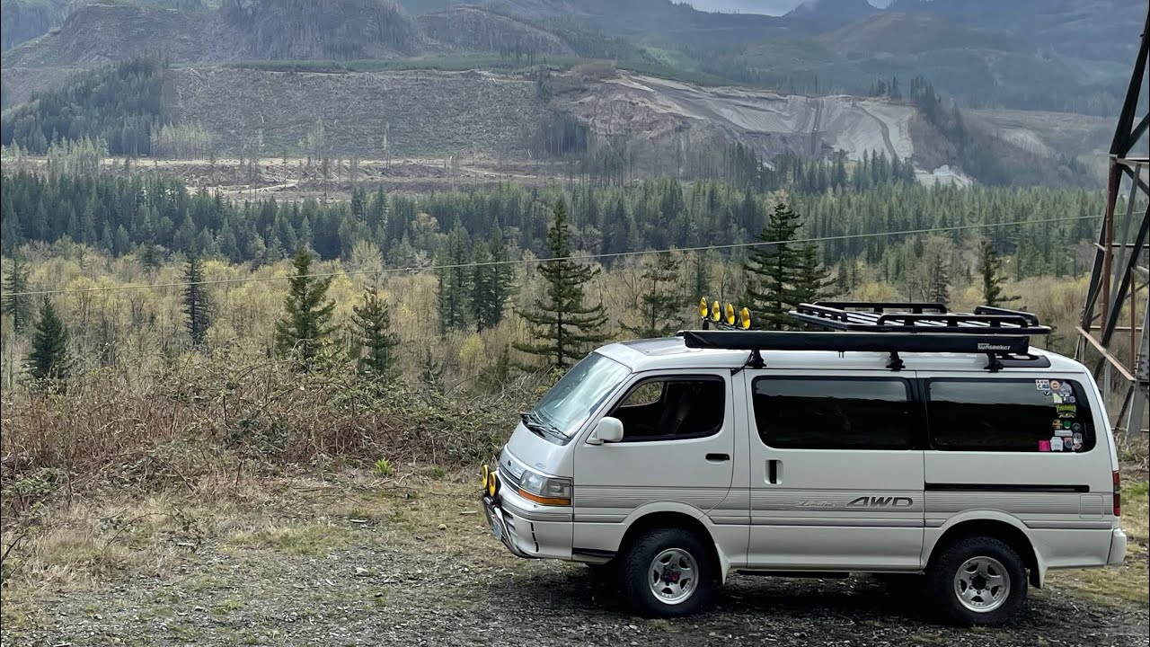 93 Toyota Hiace 4x4 van quick walk around - YouTube
