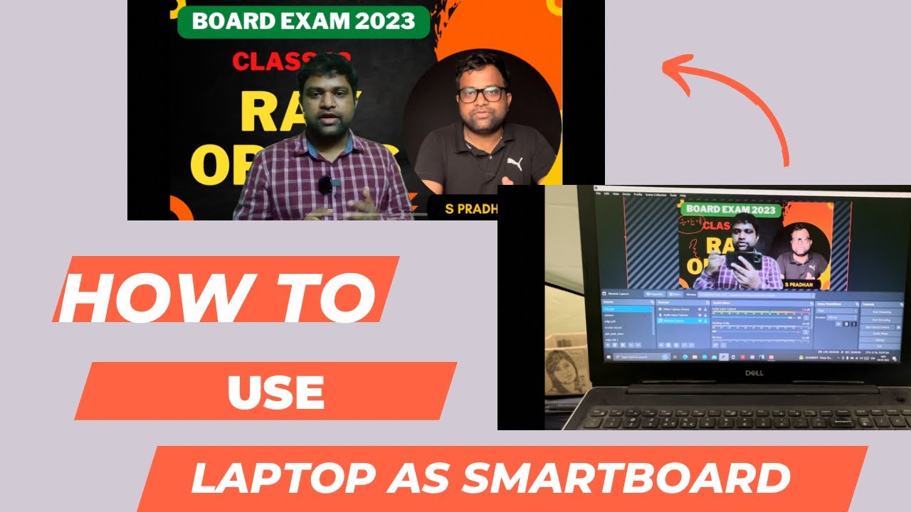 How to covert laptop to a digital smart board for online teaching ...